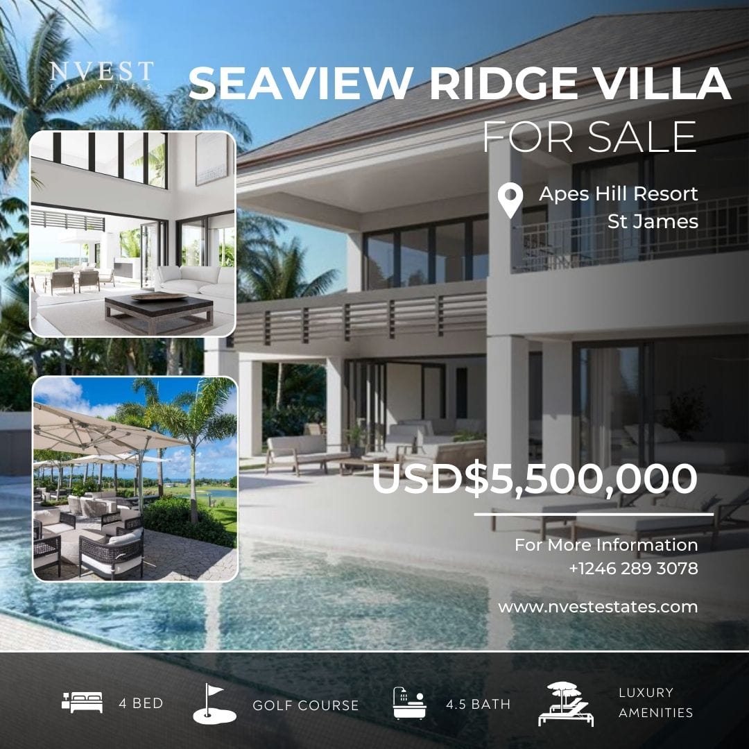 Seaview Ridge Villa Collection, Apes Hill Golf Resort - Move in Ready ...